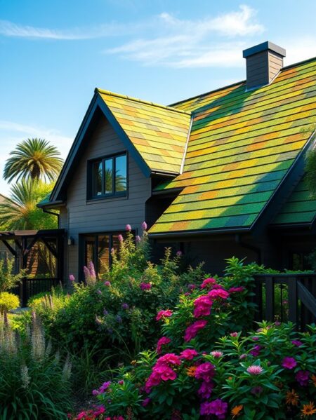 23 Green Roof Shingles House Colors Ideas