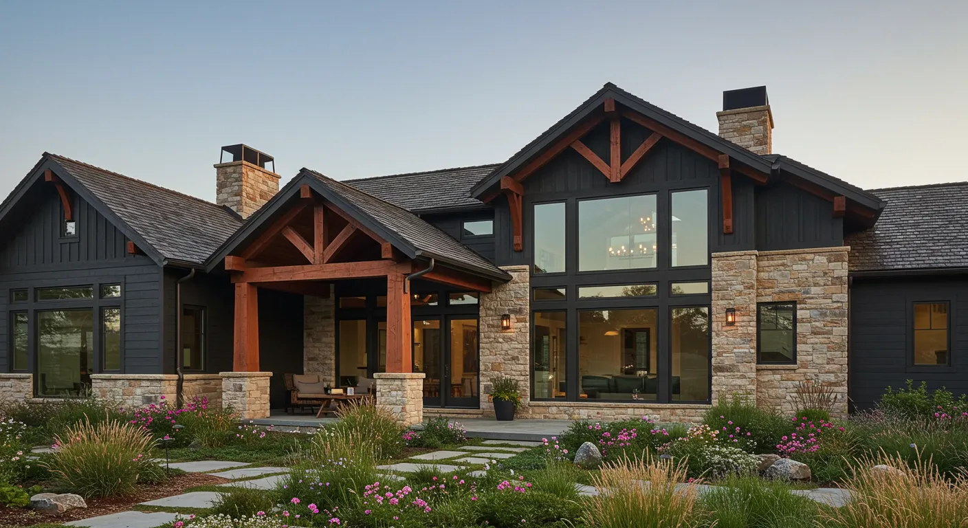 19+ Stylish Luxury Ranch Exteriors for Warm Country Living