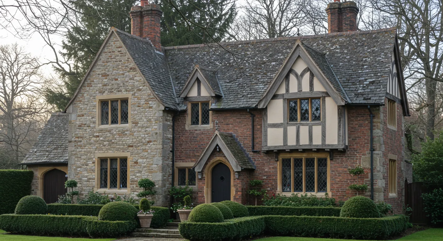 25+ Stunning Luxury Tudor Home Exteriors for Timeless Old World Charm