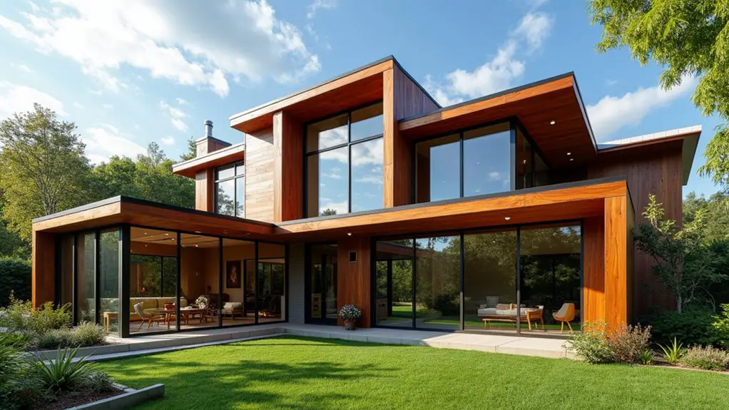 25 Mid Century Modern Exterior Windows That Make A Bold Statement