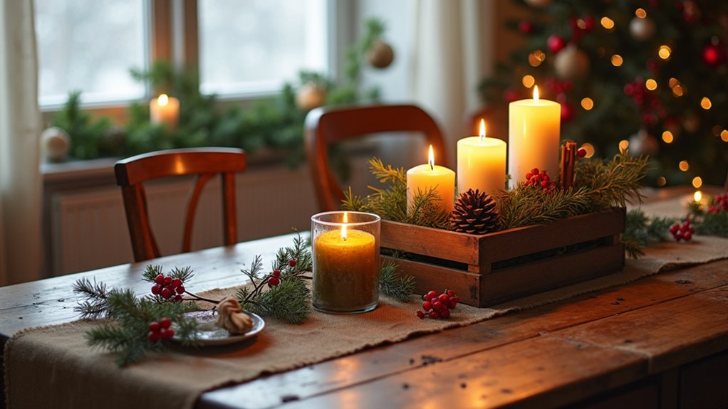 23 Rustic Christmas Table Decor Ideas That Add Country Charm