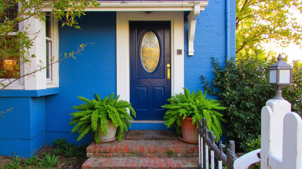18 Blue House Exterior Front Door Ideas That Stand Out