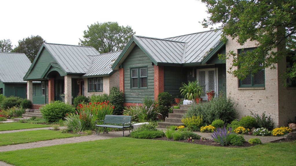 22 Green Houses With Metal Roofs That Stand Out