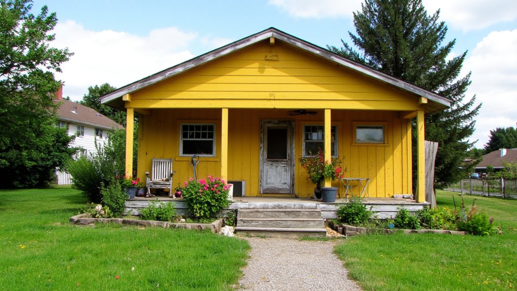 19 Farmhouse Yellow House Exteriors That Mix Rustic and Cheerful