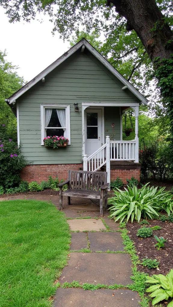 21 Cozy Cottage Green House Exteriors That Inspire