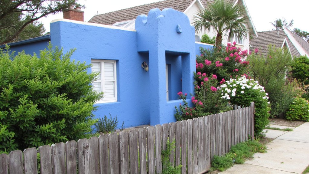 23 Blue House Exterior Stucco Finishes for a Smooth Look