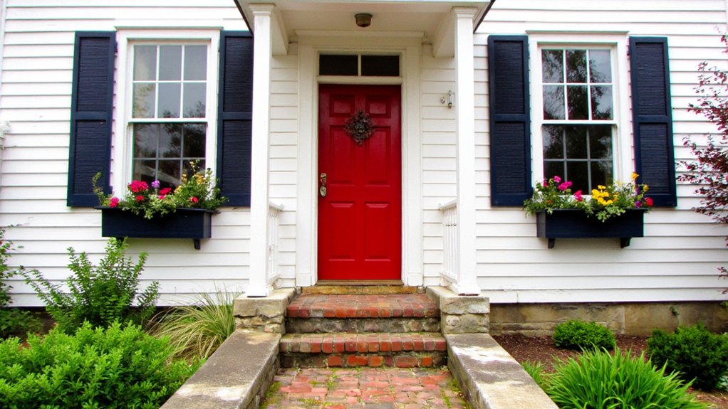 19 White House Exterior Accent Colors That Bring Life