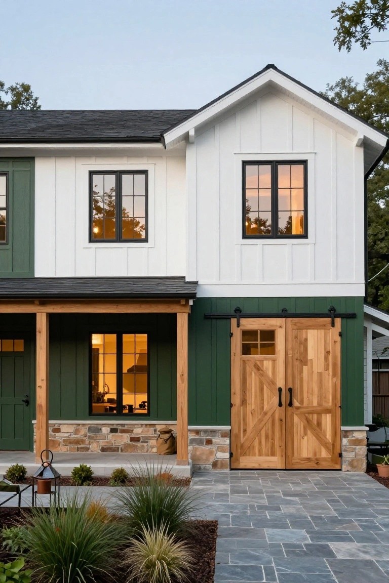 21 Exterior House Colors With Stone Ideas