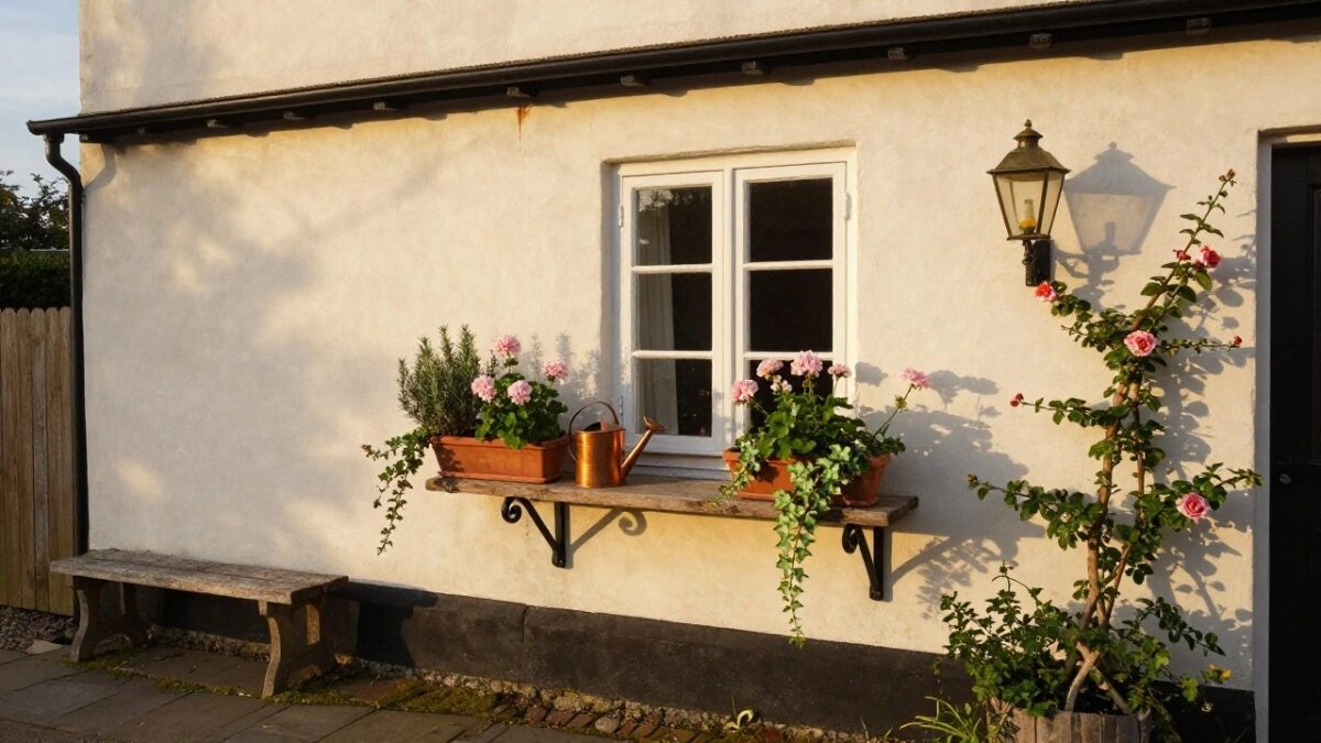20 Exterior Window Shelf And Ledge Ideas That Create Extra Charm