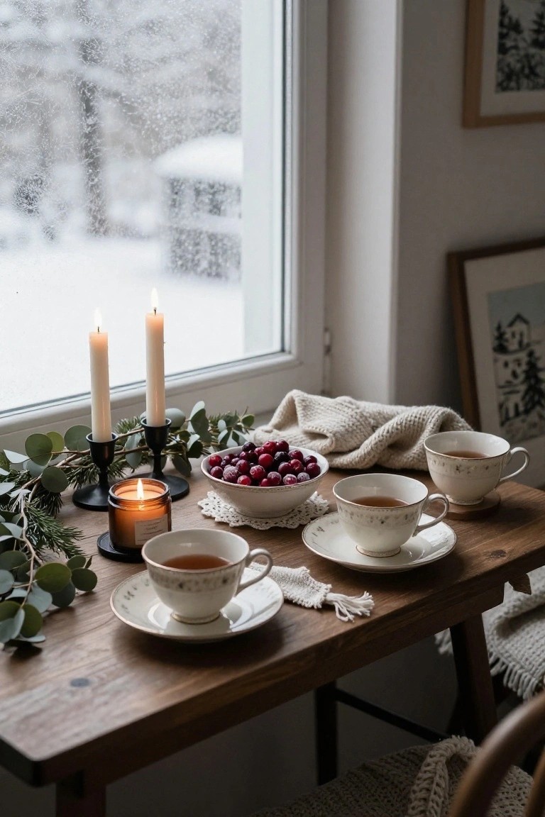 22 Scandinavian Christmas Table Ideas That Capture Winter Serenity