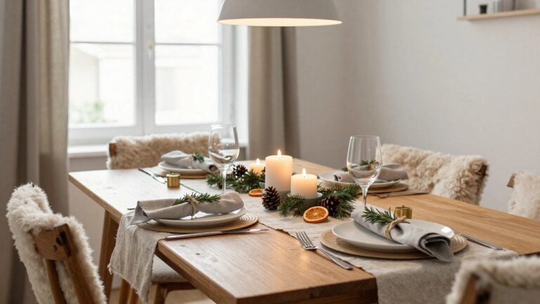 22 Scandinavian Christmas Table Ideas That Capture Winter Serenity