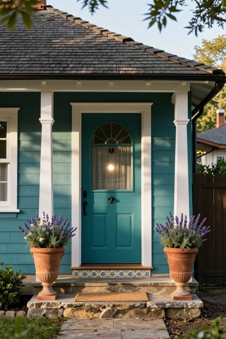 24 Front Door Color For Yellow House Ideas